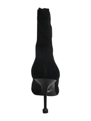 Prada Logo Sock Ankle Boots - Black