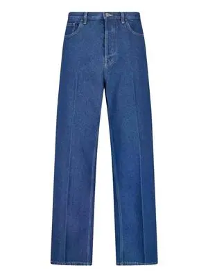 Valentino Garavani Vgold Straight-leg Jeans - Blue