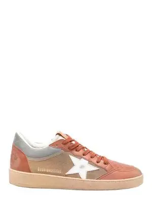GOLDEN GOOSE Ball Star Panelled Sneakers - Brown