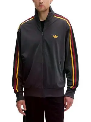 Adidas Firebird Side-stripe Zip-up Track Jacket - Black