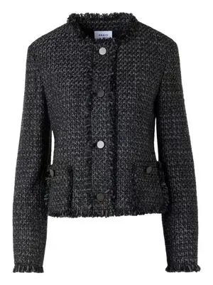 AKRIS Akris Frayed Tweed Jacket