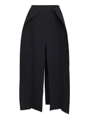 A.W.A.K.E. Mode Panelled Maxi Skirt With Slit Detail - Black