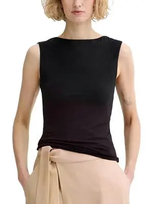 Rag & Bone Boat-neck Tank Top - Black