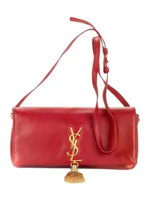 Saint Laurent Kate Tassel Shoulder Bag - Red