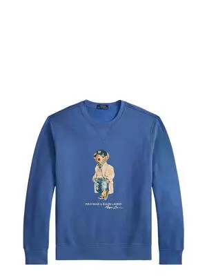 Polo Ralph Lauren Polo Bear Motif Crewneck Sweatshirt - Blue