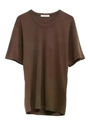 LEMAIRE Round-neck T-shirt - Brown