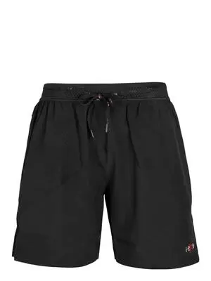 I-EXE Panelled Drawstring Shorts - Black
