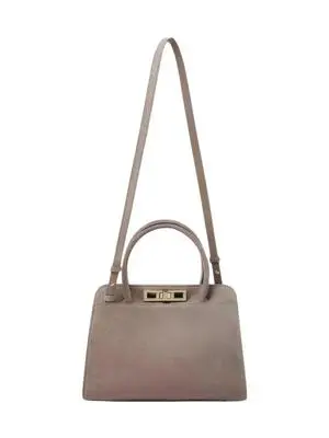 Fabiana Filippi Suede Shoulder Bag - Brown