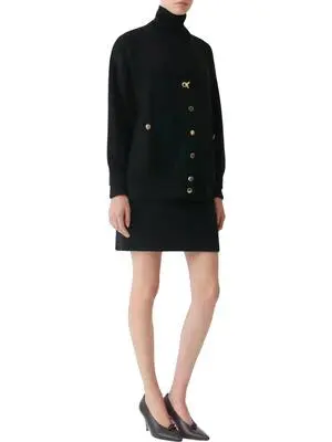 Fabiana Filippi Braided-trim Button-up Cardigan - Blue