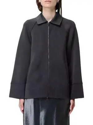 Max Mara Cotton Jersey Coat - Grey