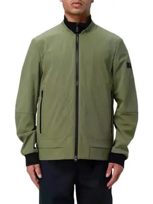 Peuterey Logo-patch Zip-up Bomber Jacket - Green