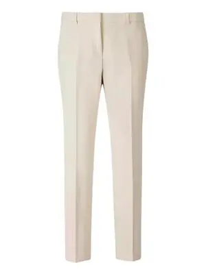 Peserico Pressed Crease Straight-leg Trousers - Neutrals