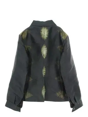 Dior Dark Spread Collar Shirt Jacket - Green