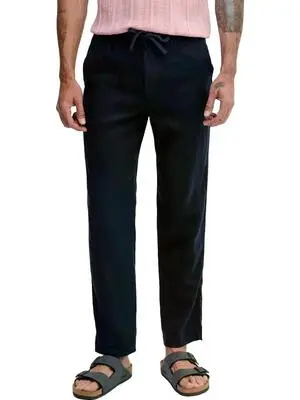 BENETTON Drawstring Waist Trousers - Blue