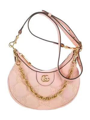 Gucci Gg Matelassé Shoulder Bag - Pink
