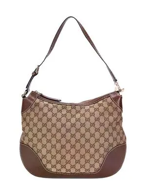 Gucci Charlotte Gg Canvas Shoulder Bag - Neutrals