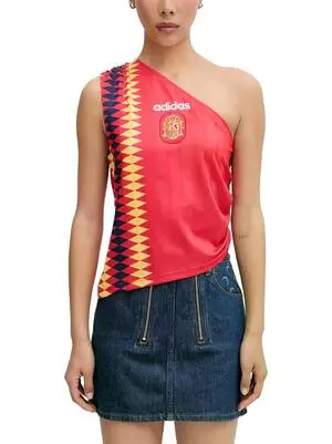 Adidas Spain One-shoulder Top - Red