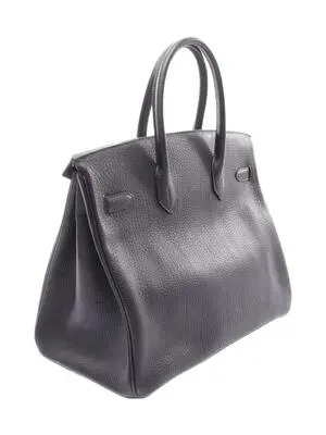 Hermès 1996 Birkin 35 Tote Bag - Black