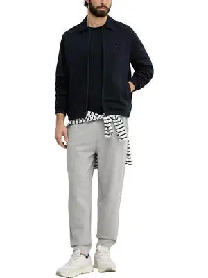 BENETTON Drawstring-waist Logo-embroidered Track Pants - Grey