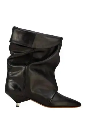 Isabel Marant Étoile Edrik Slouchy Leather Boots - Black