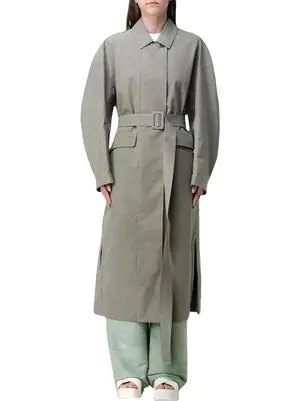 Max Mara Belted Single-breasted Trench Coat - Grey
