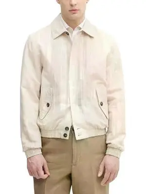 BENETTON Linen-blend Jacket - Neutrals