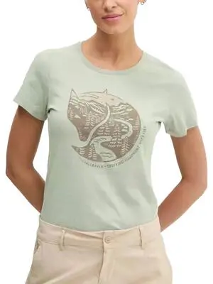 Fjallraven Logo-print Crewneck T-shirt - Green