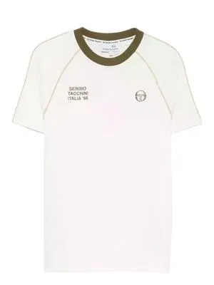 SERGIO TACCHINI Logo-embroidered T-shirt