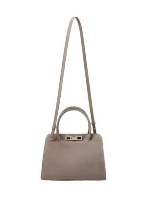Fabiana Filippi Fabiana Filippi Suede Tote Bag Grey