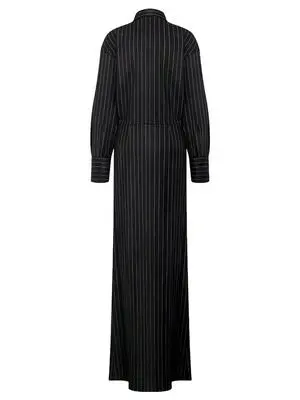 DONDUP Long-sleeved Maxi Dress - Black
