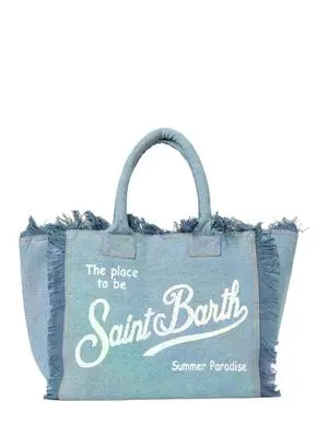 MC2 SAINT BARTH Vanity Tote Bag - Blue