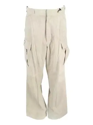 Prada Corduroy Cargo Pants - Neutrals