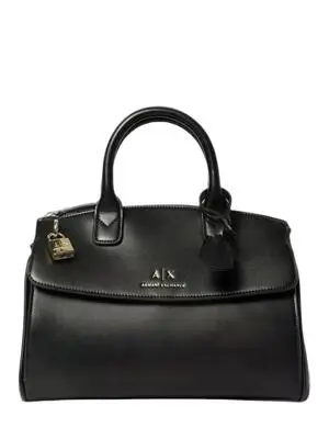 Emporio Armani Logo-lettering Tote Bag - Black