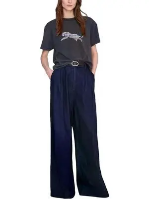 ANINE BING Cade T-shirt - Blue