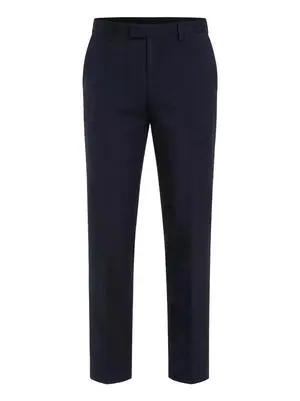 PT TORINO Pressed-crease Tailored Trousers - Blue