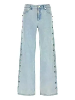 Cult Gaia Elphie Embellished Jeans - Blue