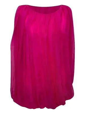 RICK OWENS Rick Owens Vintage Gathered Silk Blouse