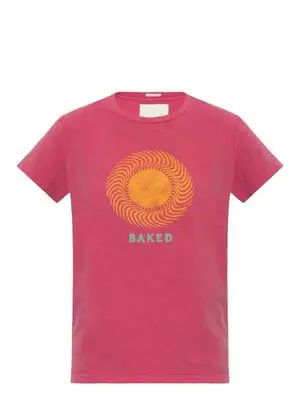 MOTHER The Sinful Cotton T-shirt - Pink