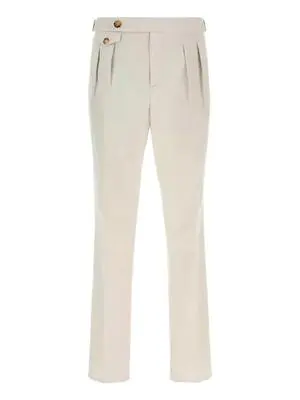 Brunello Cucinelli Pleated Tailored Trousers - Neutrals