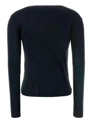 A.p.c. Cora Logo-embroidered Cardigan - Blue
