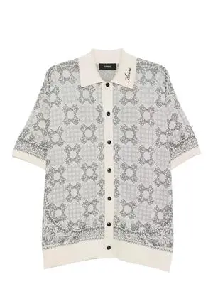 Amiri Ma Quad Check Short-sleeve Shirt - Neutrals