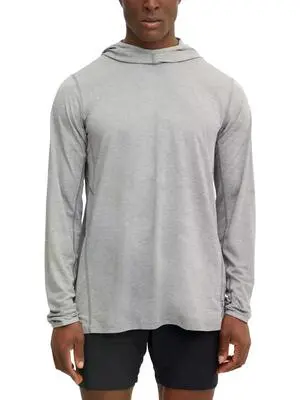 Fjallraven Abisko Logo-embroidered Hoodie - Grey
