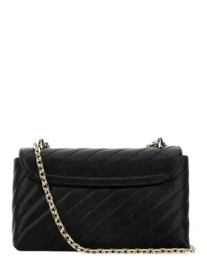JIMMY CHOO Small Curve Shoulder Bag - Black