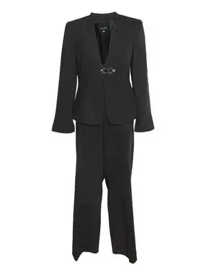 Giorgio Armani Notched-lapel Suit - Black