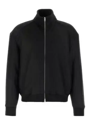 JIL SANDER Zip-up Bomber Jacket - Black