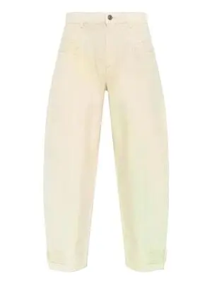 Isabel Marant Étoile Leja Panelled Tapered Jeans - Neutrals