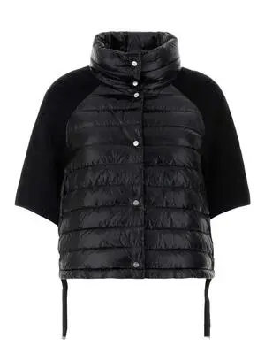 Herno Quilted Short-sleeve Jacket - Black