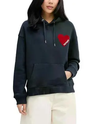 From Future Drawstring Hoodie - Blue