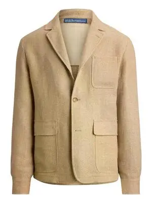Polo Ralph Lauren Notch Lapel Patch Pocket Jacket - Neutrals