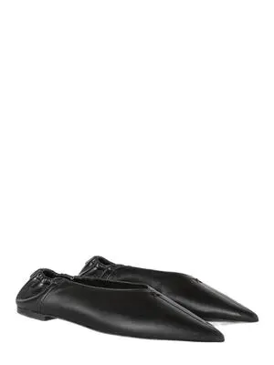 RETORI Retrofoldable Leather Ballet Flats - Black